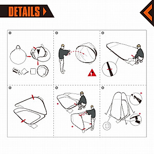 KingCamp Portable Pop Up Shower Tent for Camping, Lightweight Waterproof Dressing Changing Privacy Tent with Carry Bag for Outdoor, Shower, Fishing, Bathing, Toilet, Beach, Park, Blue, 47x47x75 inches