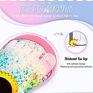 Apolter Baby Boys and Girls Swim Water Shoes Barefoot Aqua Socks Non-Slip for Beach Pool Toddler Kids