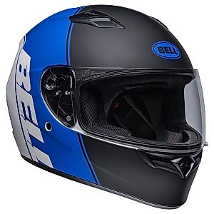 Bell Qualifier Full-Face Motorcycle Helmet (Ascent Matte Black/Blue/White - Small)