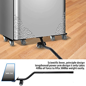 WEPUMP Furniture Movers with Wheels & Furniture Lifter Set, 360° Rotation Wheels Double Bearing Roller Mute+Smooth，Easy to Moving Heavy Furniture Load Capacity 880 Lbs