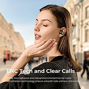 SoundPEATS Mini Pro HS Wireless Earbuds with Hi-Res Audio and LDAC Tech, Hybrid Active Noise Cancelling Bluetooth 5.2 Earphones, 6 Mics and ENC for Clear Calls, 28 Hours of Playtime, 70ms Game Mode