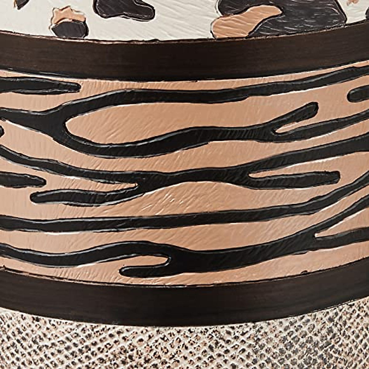 Popular Bath Waste Basket, Jezella Collection, Animal Print