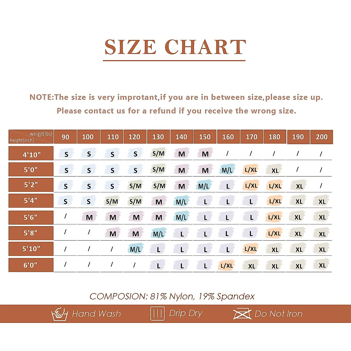 Weziarer 2 Pairs Women's Control Top Pantyhose - 20D Sheer Tights with Reinforced Toes (Nude,L)