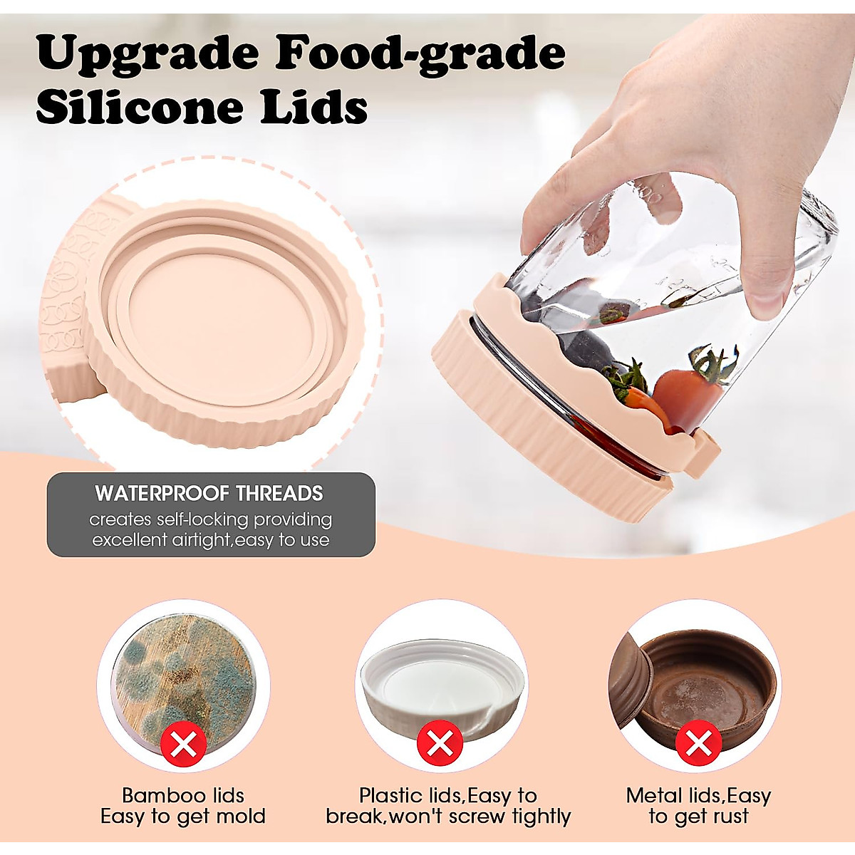 Oyrlize Overnight Oats Containers with Lids and Spoon,Companies,Work and Travel