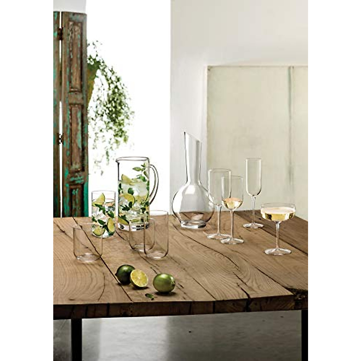 Luigi Bormioli Sublime 20 oz Beverage Glasses, 4 Count (Pack of 1), Clear