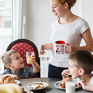 Viberty Christmas Gifts for Mom, Wife - Best Mom Ever Gifts - Mom Gifts from Daughter, Son, Kids - Birthday Gifts for Mom, New Mom - Funny Gifts Ideas For Mom - Mom Ceramic Mug 11 oz