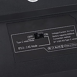 01 02 015 Mechanical Keyboard, Ultra Thin Gaming Keyboards Color Backlit for Universal Computers