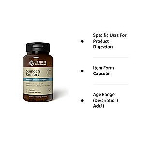 Nature's Sunshine Stomach Comfort, 60 Chewable Tablets | Helps Neutralize Acid and Soothe the Stomach by Supporting Digestion