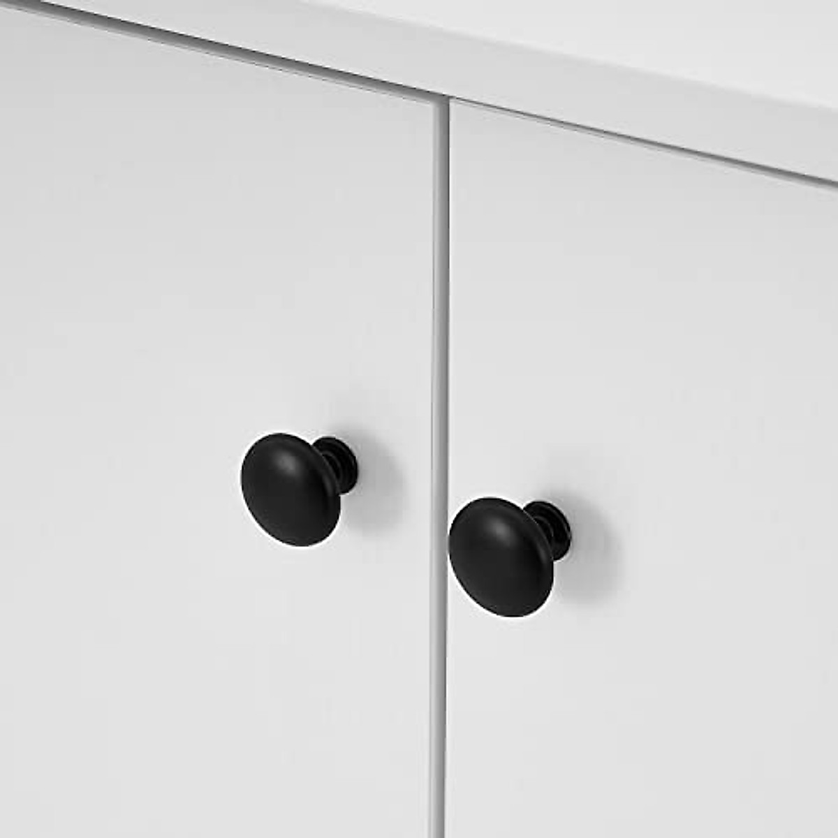 Panana Sideboard Buffet Cabinet Kitchen Storage Cabinet Living Room 4 Doors Console Table (White)