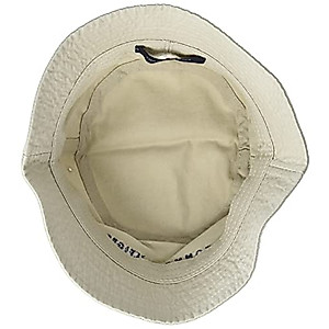 Tommy Hilfiger mens Established Bucket Hat, Stone as Core, Large US