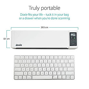 Doxie Q2 — Wireless Rechargeable Document Scanner with Automatic Document Feeder (ADF)