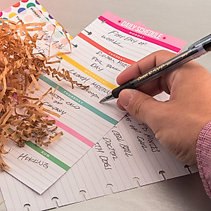 Pentel R.S.V.P. Razzle-Dazzle Ballpoint Pen, Medium Line, Black Ink, 5 Pack (BK91RDBP5M)