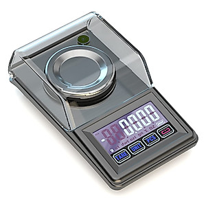 Bulipu 50g/0.001g Digital Scale, Electronic Scale Labs Jewelry Coins Herbs Food, 2646