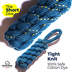 Dog Rope Chew Toy, 3 Pack, Contains 3.5 Knot Rope With Pulling Handle, Ball & Dumbbell Rope, Cotton Poly Mix Puppy Teething Chew Tug Toy for Small Medium Large Dogs, Tug of War Dog Toy, Dog Pull Toy