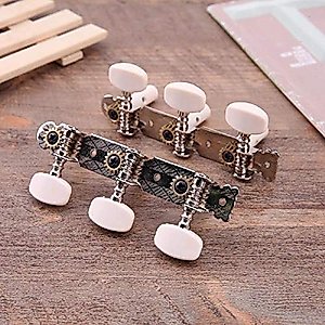 GOSONO 1 pair Left Right 3L3R Professional Guitar Classical Guitar String Tuning Pegs Machine Heads Tuners Keys Part Parts Accessories (3L3R Classical Original color)