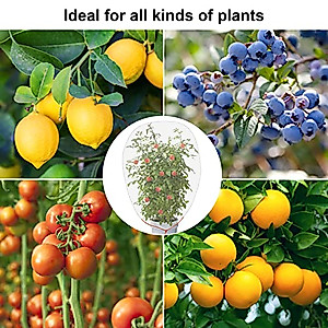 Unves Large 2 Pcs Garden Plant Netting Bird Barrier Mesh Fruit Tree Netting with Drawstring, 3 x 4.5ft Plant Cover Netting Bags Protect Plant Fruits Vegetables Flower from Bird Eating