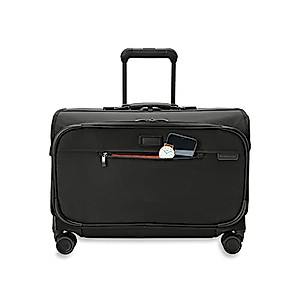Briggs & Riley Baseline Garment Bags, Black, Carry Spinner