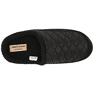 Deer Stags Men's ALMA Slipper, Black, 10 Wide