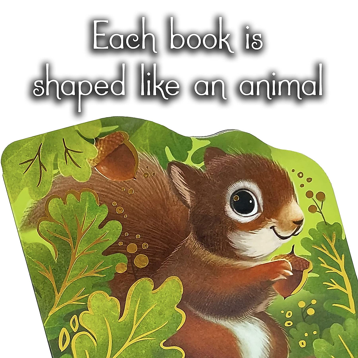 A Little Squirrel - An Animal-Shaped Children's Board Book, Ages 1-5