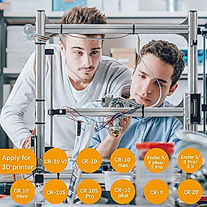 Aluminum Hand Twist Leveling Nut and Hot Bed Die Springs Printer Compression Springs Compatible with 3, Ender 5/5 Plus/Pro, CR-10, CR10S/10S Pro, CR 20 3D Printer (8 Pieces)