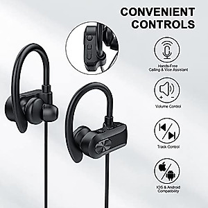 LOETRUY USB C Headphone,Type C Earphone for Samsung, Wired Earbuds with Microphone Earhook, Wired Headphones for Galaxy S22 S21 S20 Ultra Plus Note20, iPad Pro Air 4 Mini 6, OnePlus 9