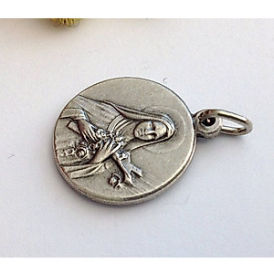I G J Saint Therese of Lisieux (Jesus Child and of the Holy Face) Silver Medal - The Patron Saints Medals