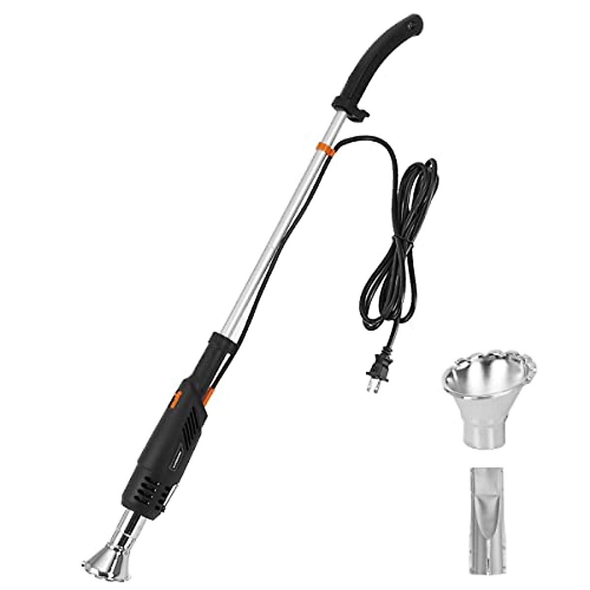 GARDSURE Weed Burner, Powerful 1800W Electric Weed Burner with 700°C Temperature, 2 Nozzles and 3M Cable - Efficient and Environmentally Friendly Solution for Weed Removal, BBQ and More