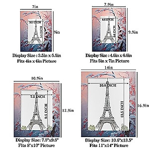 cfpolar 5x7 Inch Environmentally Friendly Wood Photo Frame With High-Definition Acrylic Board For Table Top Display And Wall Mounting Photo Frame File Frames Snowy Red Bird