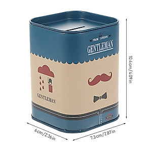 Beaupretty Razor Disposal Case Stainless Steel Safety Razor Disposer Razor Bank Storage Container for Safety Razor Storagement Blue