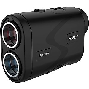 Raythor Pro Golf Rangefinder for Professional Golfers, Laser Range Finder with Slope & Non Slope Physical Switch, Flag-Lock with Pulse Vibration, Continuous Scan, Rechargeable