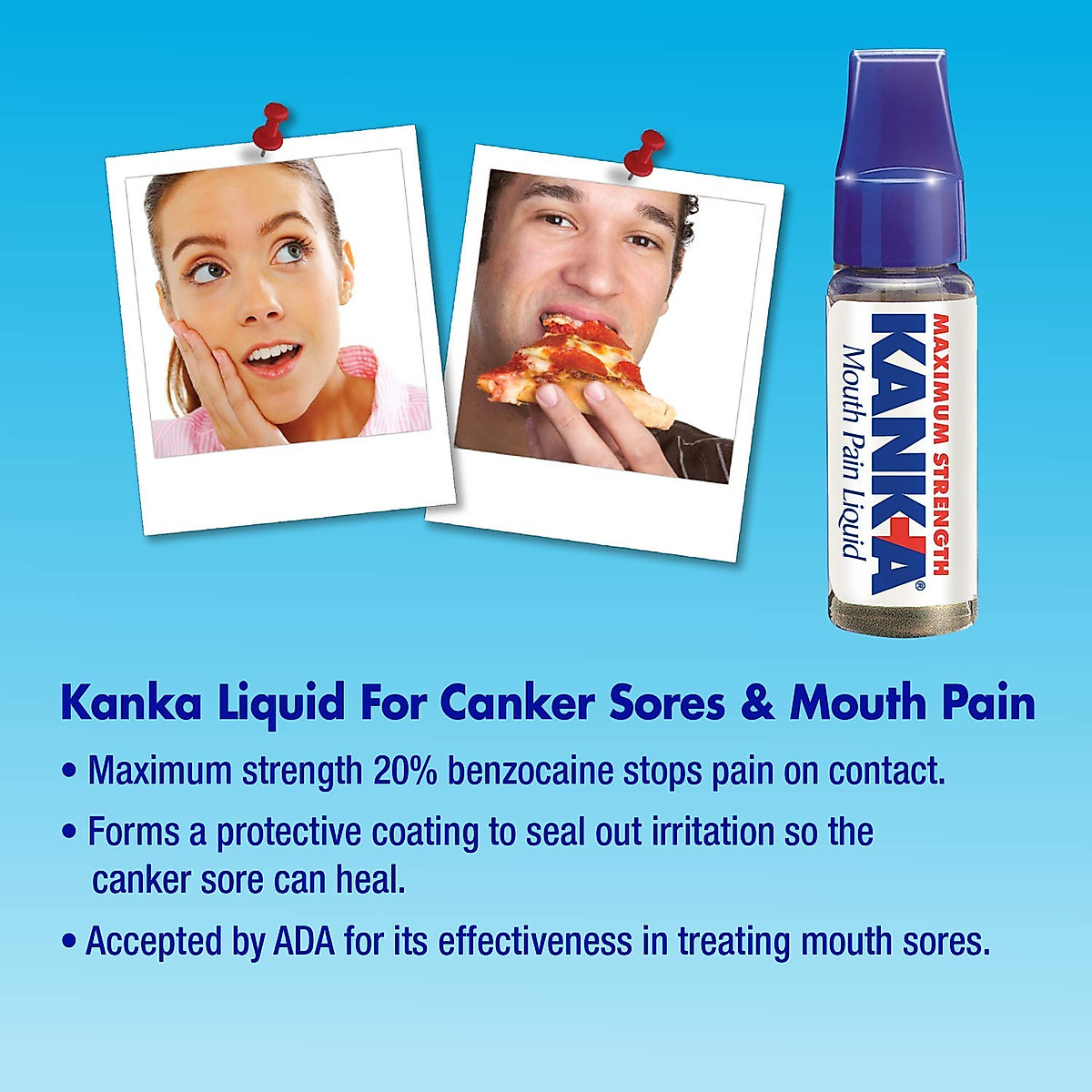 Blistex Kanka Mouth Pain Liquid, Professional Strength , .33 Fluid Ounces