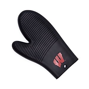 FANPAN MasterPieces NCAA Wisconsin Badgers, Oven Mitt/Grilling Gloves, Black