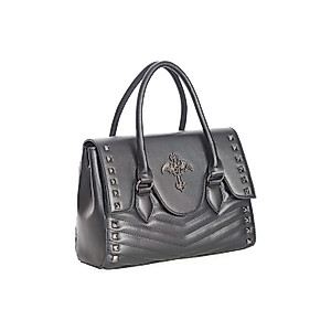 Lost Queen Women's Glow of The Cross Handbag Purse