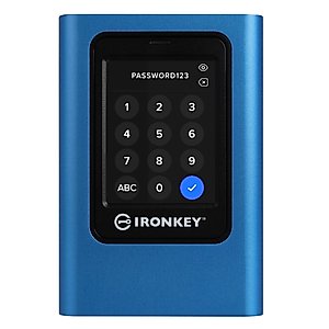 Kingston IronKey Vault Privacy 80 1.92TB External SSD | FIPS 197 | XTS-AES 256GB Encrypted | Touch Screen PIN | Secure Data Protection | IKVP80ES/1920G