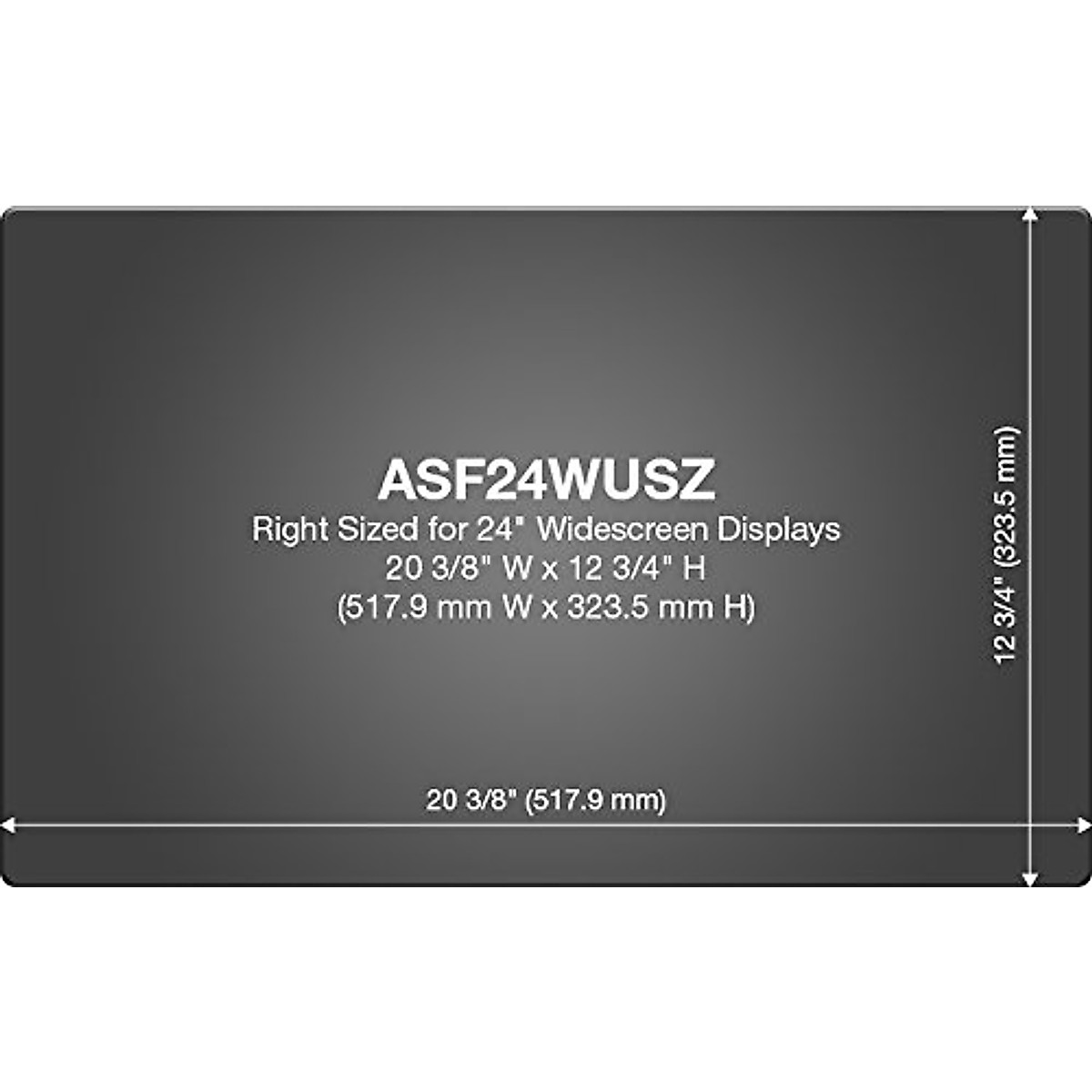 Targus 24” 4Vu Widescreen Monitor Privacy Screen - ASF24WUSZ