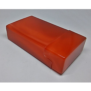 KSI Red Marble Design 100s Size Flip Open Plastic Cigarette Case