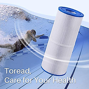 TOREAD TRF-4950 Spa Filter Replaces Unicel C-4950, Pleatco PRB50-IN, Guardian 413-212-02, Filbur FC-2390, 373045, 03FIL1600, 17-2380, Jacuzzi J210/J220/J235/J245/J275, 5X13 Hot Tub Filter, 1Pack