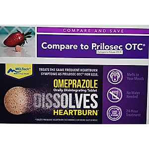 Walgreens Omeprazole, Delayed Release, Tablets 20mg, Acid Reducer Strawberry Flavor