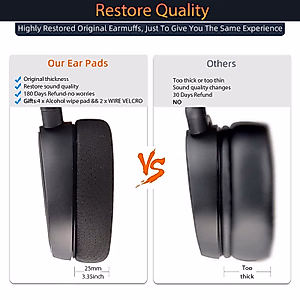 Arctis 9X Replacement Earpad Arctis Raw Ear Cushion Pads Compatible with SteelSeries Arctis1 Arctis3 Arctis5 Arctis7 Arctis9x Arctis Pro Arctis raw Gaming Headphones