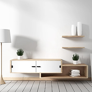 Arthome 17"x120" White Contact Paper, Peel and Stick Matte Wallpaper, Self Adhesive Decorative Vinyl Paper for Countertop, Cabinet, Table, Shelves, Furniture Renovate and Wall Covering Decoration