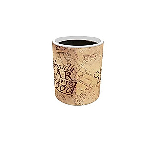 Morphing Mugs Harry Potter - Hogwarts Marauder's Map - I Solemnly Swear - 11 oz Heat Sensitive Mug – Image Revealed With HOT Liquid added! - Officially Licensed Collectible