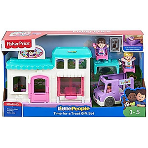 Fisher-Price Little People Time for a Treat Gift Set, Toddler Play Set with Figures