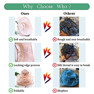 Pink Fascinators for Women Tea Party, Organza Church Kentucky Derby Fascinator Bridal Tea Party Wedding Hat (Style14-Pink)