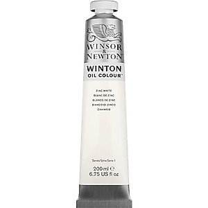 Winsor & Newton Winton Oil Color, 200ml (6.75-oz) Tube, Zinc White