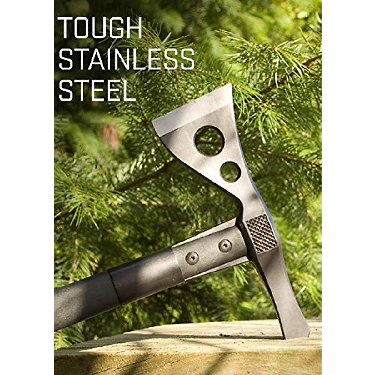 SOG Tactical Tomahawk- Throwing Hatchet, Versatile Survival Tactical Axe and Emergency Breaching Tool with Sheath (F01TN-CP)