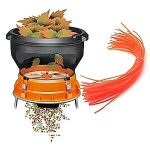 QUASION WA0050 Flex-A-Line 60-Pack 13.8" Replacement Line Compatible with Worx WG430 Electric Leaf Mulcher