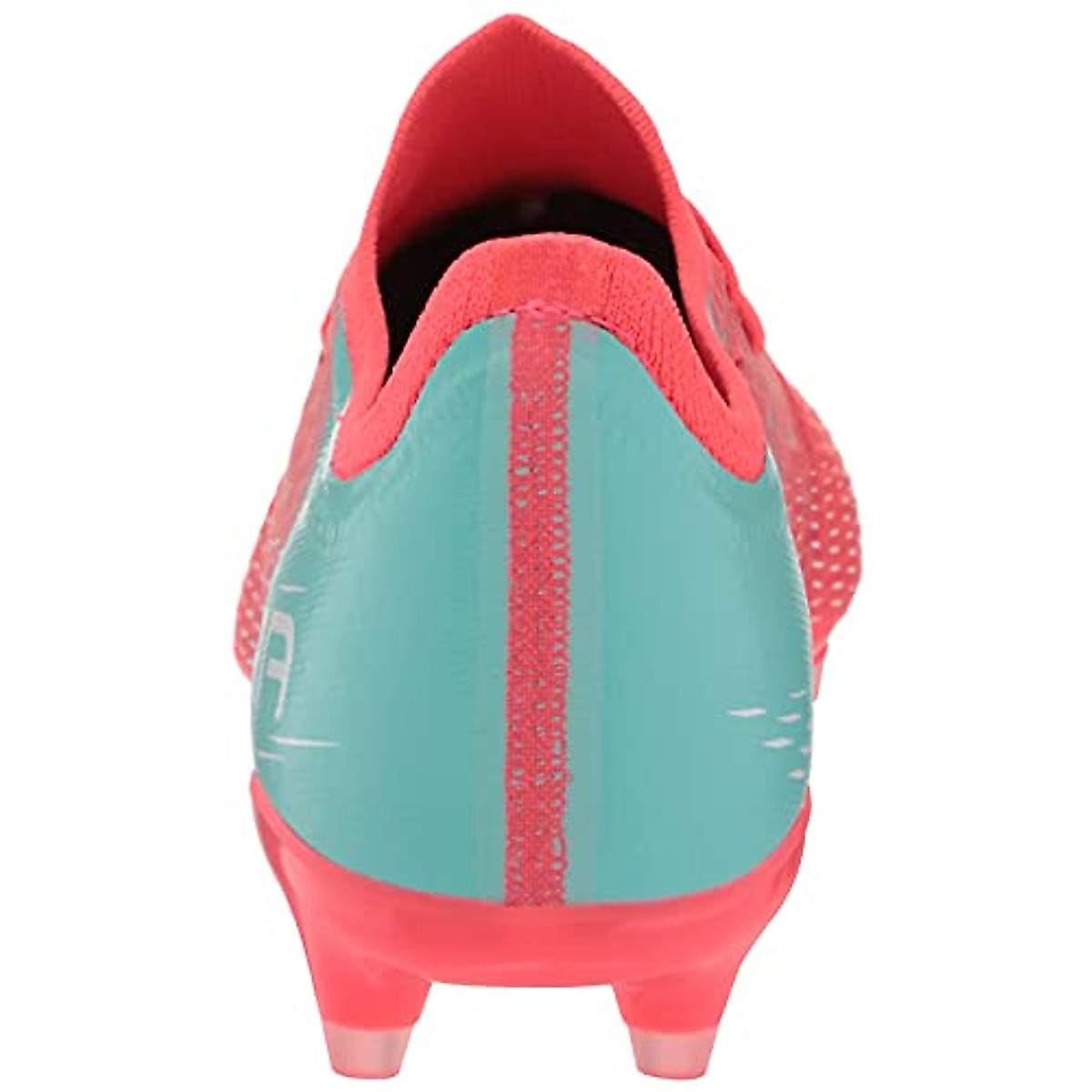 Puma Women's Ultra 3.3 Firm Ground Soccer Shoe, Sunblaze-White-Elektro Aqua, 5.5