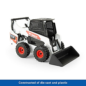 ERTL Bobcat S76 Skid Steer Loader - 1:16 Scale - Includes Functional Loader - Collectible Die-Cast Metal Construction Toys for Kids and Collectors - Toy Construction Vehicles - Ages 8 Years and Up