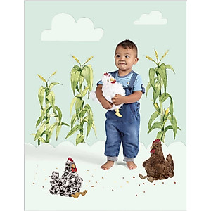 Manhattan Toy Henley Chicken Stuffed Animal, 9"