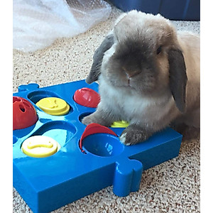 SPOT by Ethical Products Interactive Seek-A-Treat Flip 'N' Slide Dog Toy Puzzle | Dog Treat Reward Toy Connector Puzzle Improves Your Dog's IQ | Specially Designed for Training Treats